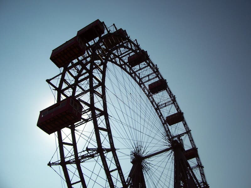 Giant Ferris Wheel in Vienna Stock Photo - Image of travel, austria ...