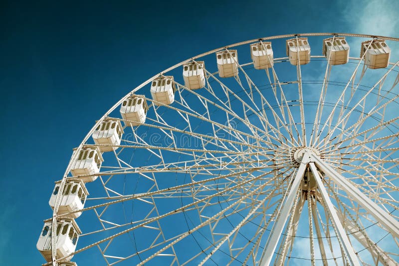 Giant Ferris Wheel stock photo. Image of carnival, horizontal - 48564116