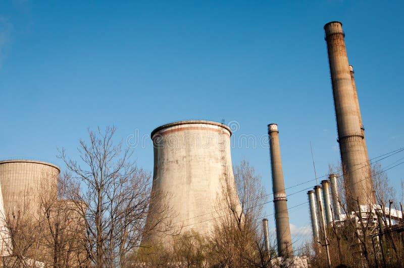 Giant furnace stock image. Image of brick, station, tall - 51742529