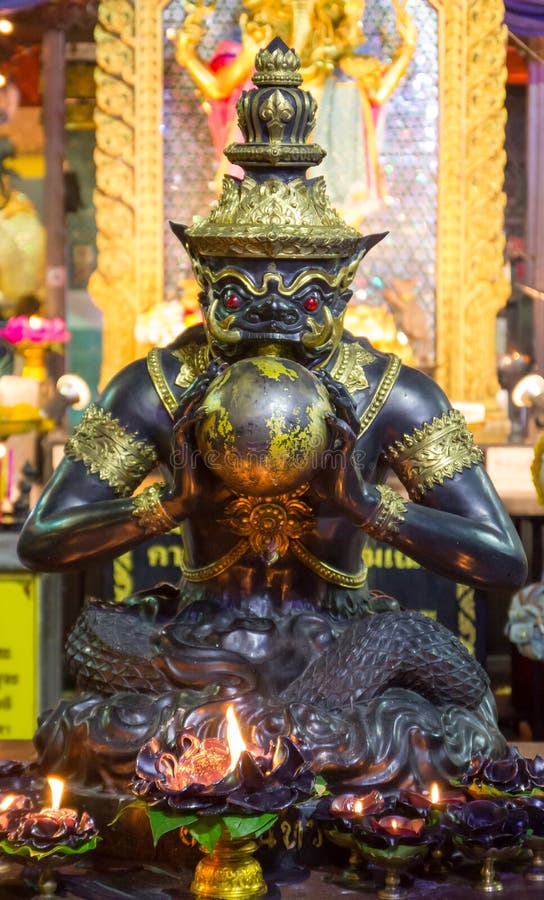 Giant god of hindu stock image. Image of face, peace - 62296549