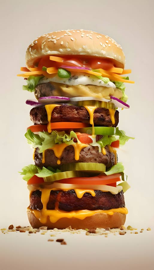 Colossal Burger Stock Illustrations – 150 Colossal Burger Stock ...