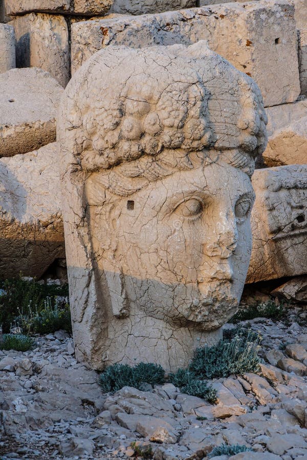 Giant Head of Goddess Tyche Stock Image - Image of hubris, architecture ...
