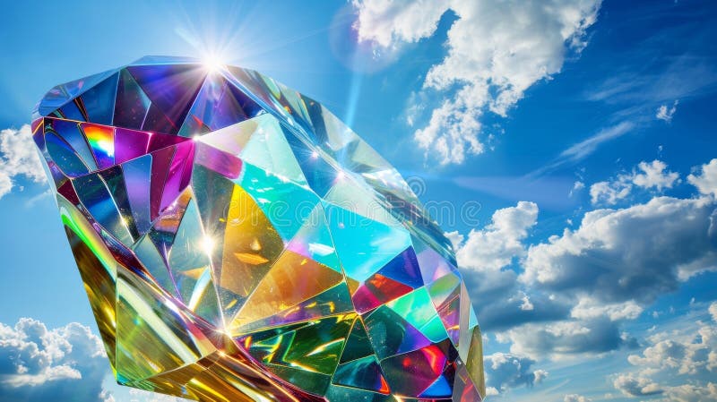 Diamond colors stock image. Image of fabulous, rays, colors - 67816693