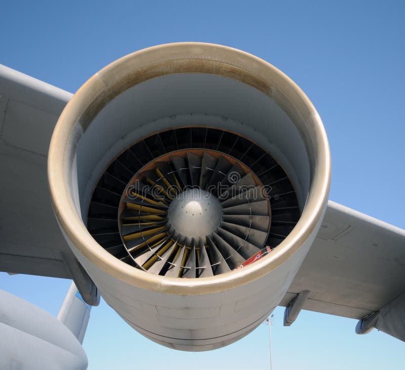 Giant jet engine stock photo. Image of intake, front - 17599038