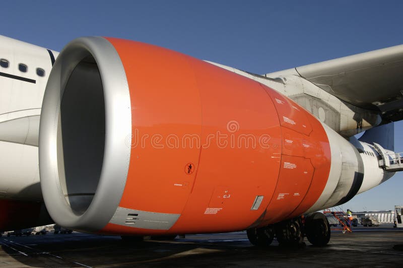 Giant jet-engine stock image. Image of business, maintenance - 617033
