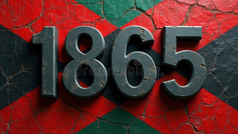 Emancipation Juneteenth Date. Bold Typography Treatment Stock ...