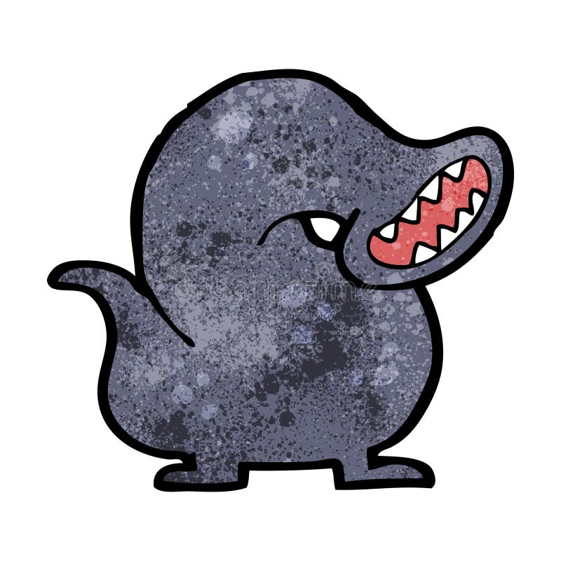 Giant Leech Monster Cartoon Stock Vector - Illustration of character ...