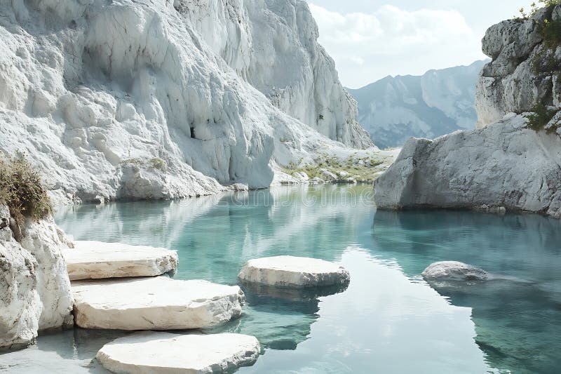Giant Marble Ball Glowing Against a Solid Color Background Stock ...