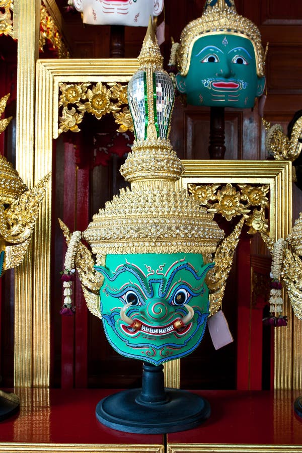 Giant Masks Worn by Actors for Pantomime, Which is for the Performing ...