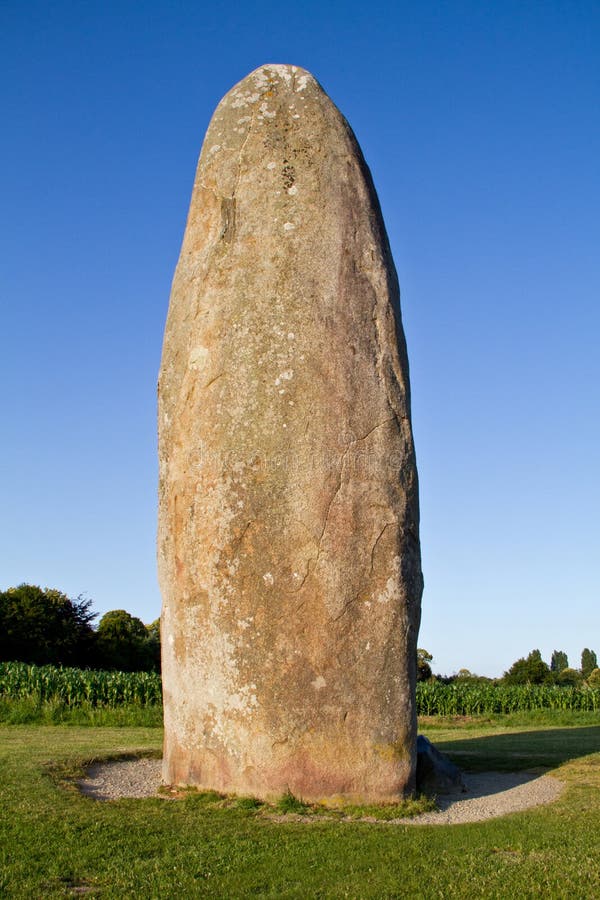 Giant menhir stock photo. Image of champ, upright, menhir - 57312000