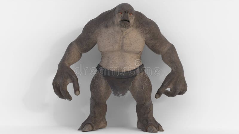 Giant monster 3d animation stock footage. Video of funny - 380841030