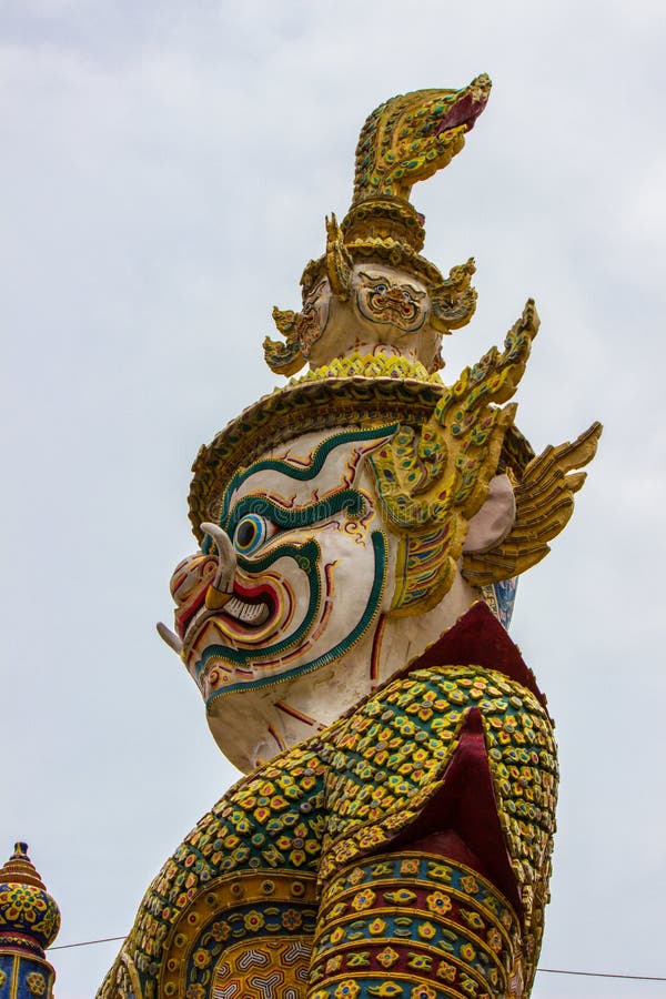 Giant monster statue stock photo. Image of symbols, stature - 68309410