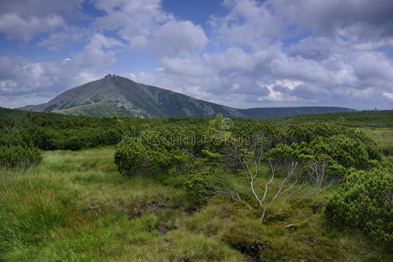 Giant Mountains stock photo. Image of snezka, europe - 12503258