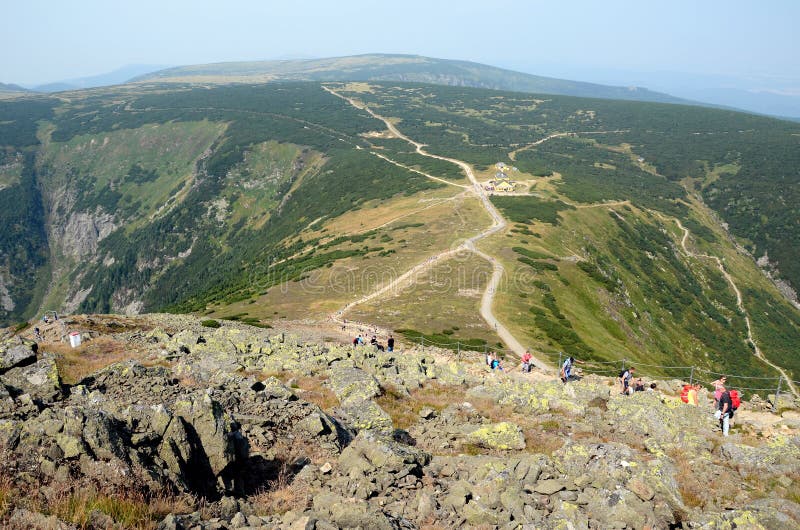 Giant Mountains in Poland editorial stock photo. Image of national ...