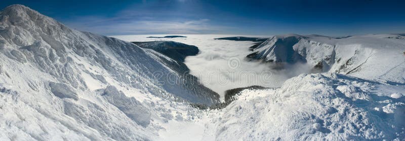 Giant mountains scenic stock image. Image of cold, range - 16610723