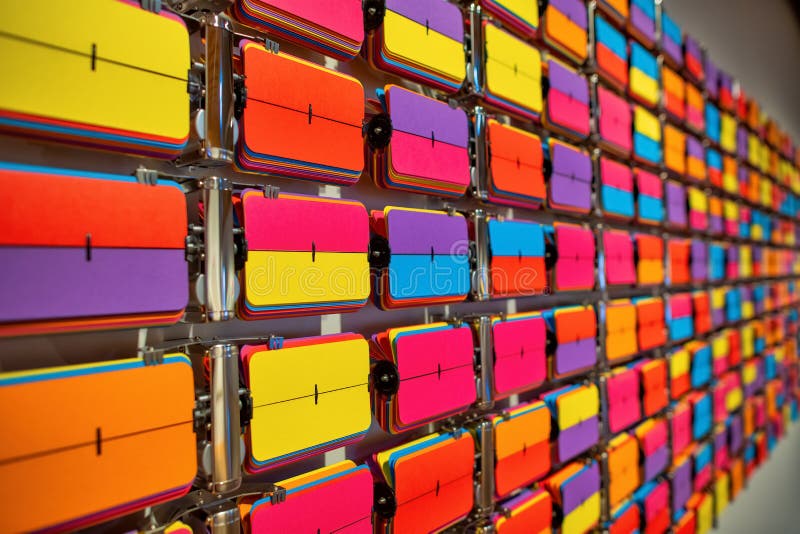 Giant Multicolor Board Abstract Texture. Intersecting Striped Pattern ...