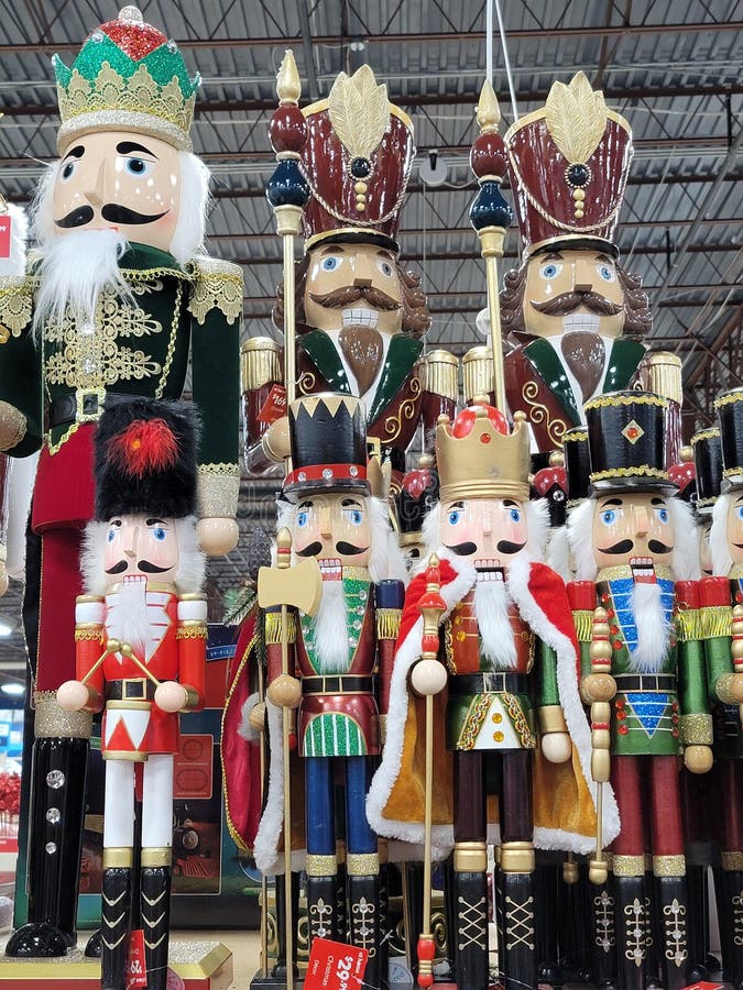 Giant Nut Crackers on Display Stock Image - Image of decor, crackers ...