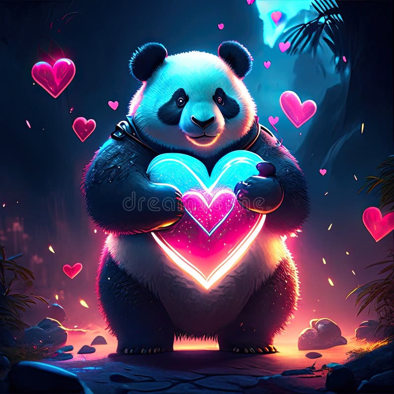 Panda Hugging Stock Illustrations 265 Panda Hugging Stock