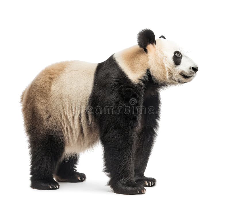 Giant Panda Looking Back Over Its Shoulder Stock Photo - Image of ...