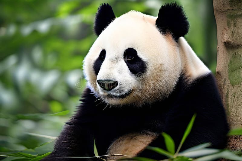 Giant Panda a Massive Panda with Advanced Cognitive Abilities an Stock ...