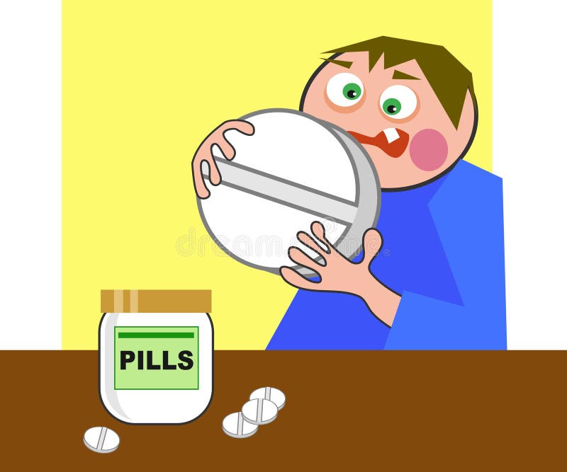 Giant Pill stock vector. Illustration of medical, overdose - 49558