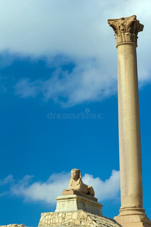 Giant Pillar stock image. Image of roman, amoud, archaeology - 2394711