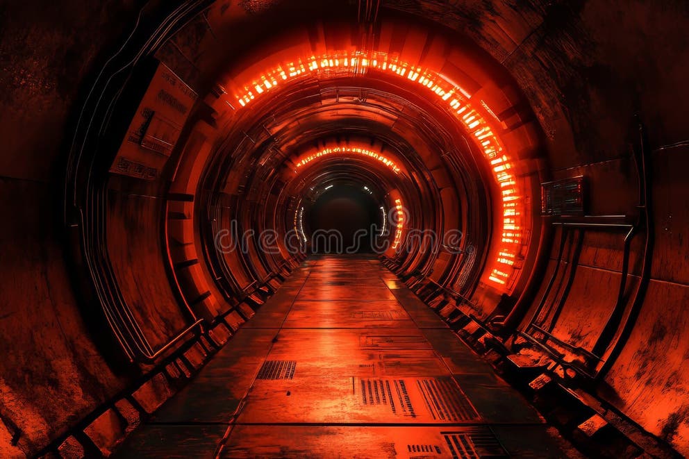 A Giant Quantum Computer Surrounded by Lively Digital Circuits Stock ...