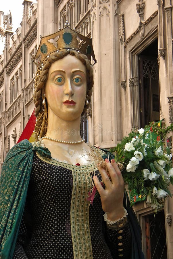 Giant Queen stock image. Image of spain, sculpture, mallorca - 10007921
