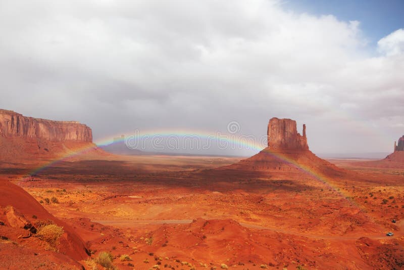 Giant Rainbow Over Cliffs Stock Photos - Free & Royalty-Free Stock ...