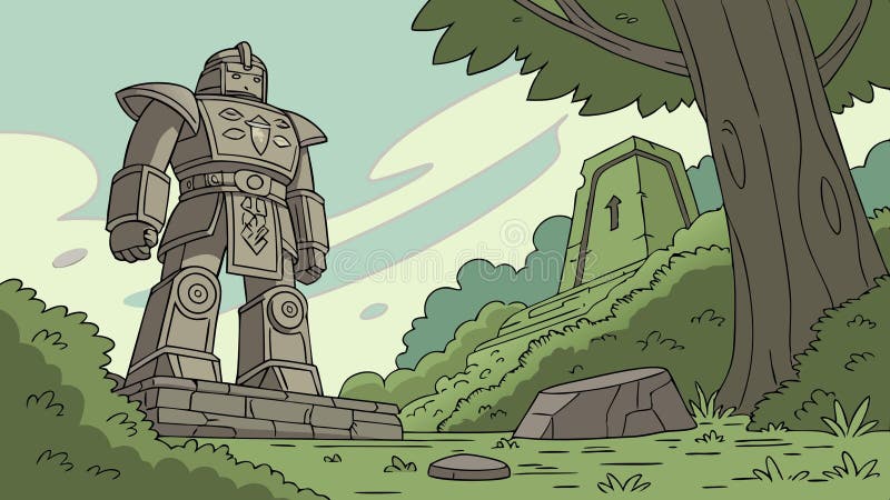 Giant Robot Warrior, Futuristic Machine and Sci,fi Character Design ...