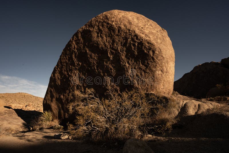 Giant Rock Along the Split Rock Nature Trail Stock Photo - Image of ...
