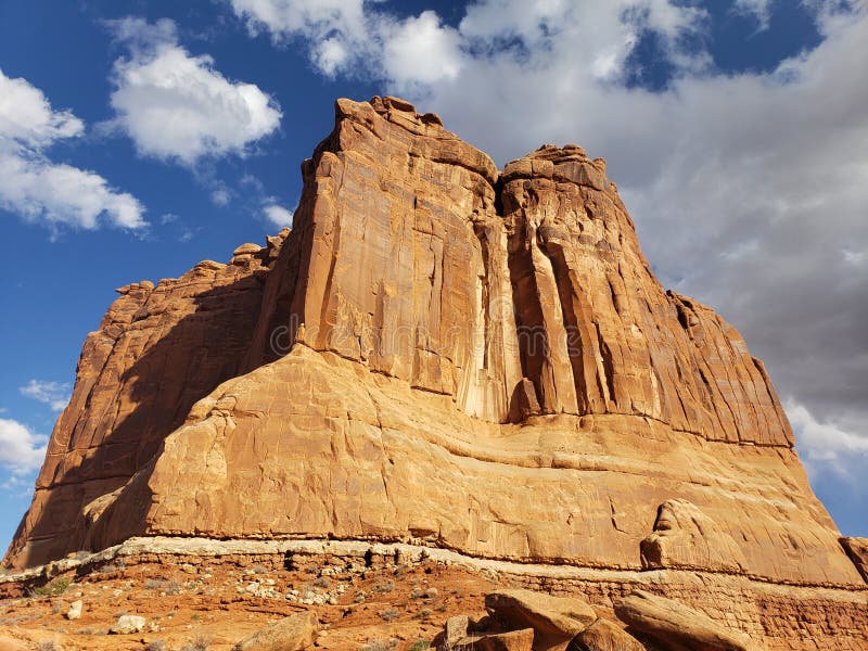 Giant Rock Mountain in Southern Utah. Stock Image - Image of giant ...