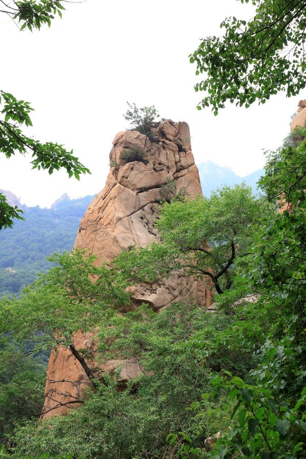 Giant Rocks in Mountainous Areas, China Stock Photo - Image of rock ...