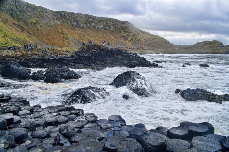 Landscape of Giant S Causeway Trail with a Blue Sky in Summer in ...
