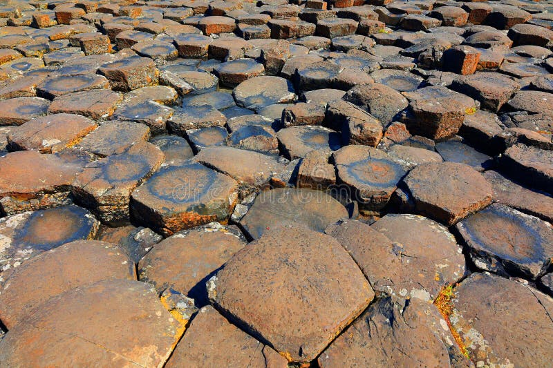 Giant S Causeway is an Area of about 40,000 Interlocking Basalt Columns ...