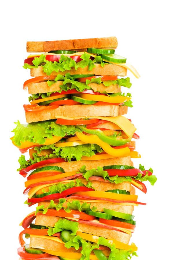Giant Sub Sandwich Border stock image. Image of cheese - 6359029