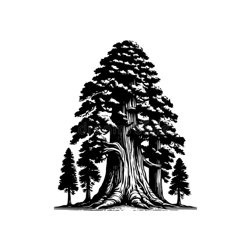 Giant Sequoia, Big Mahogany, Symbol of USA - AI Generated Image Stock ...