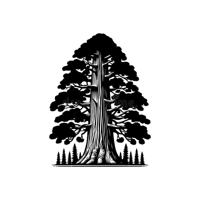 Giant Sequoia, Big Mahogany, Symbol of USA - AI Generated Image Stock ...
