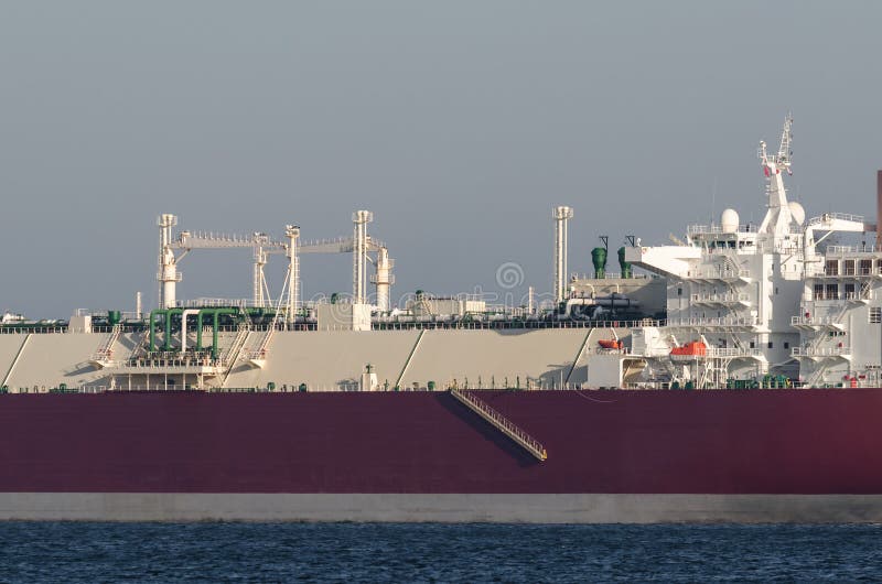 Lng tanker stock image. Image of commercial, ocean, loadn - 174647571