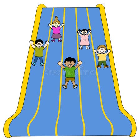Giant Slides stock vector. Illustration of play, enjoy - 14726128