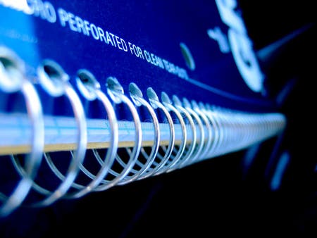 Giant Spiral Notebook stock photo. Image of business, helix - 25076