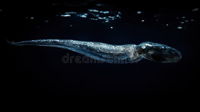 Giant Squid in Deep Ocean with Microplastics and Heavy Metals ...