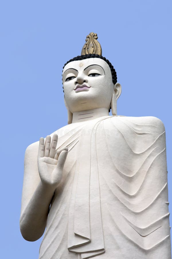 Giant standing Buddha stock photo. Image of architecture - 19427110