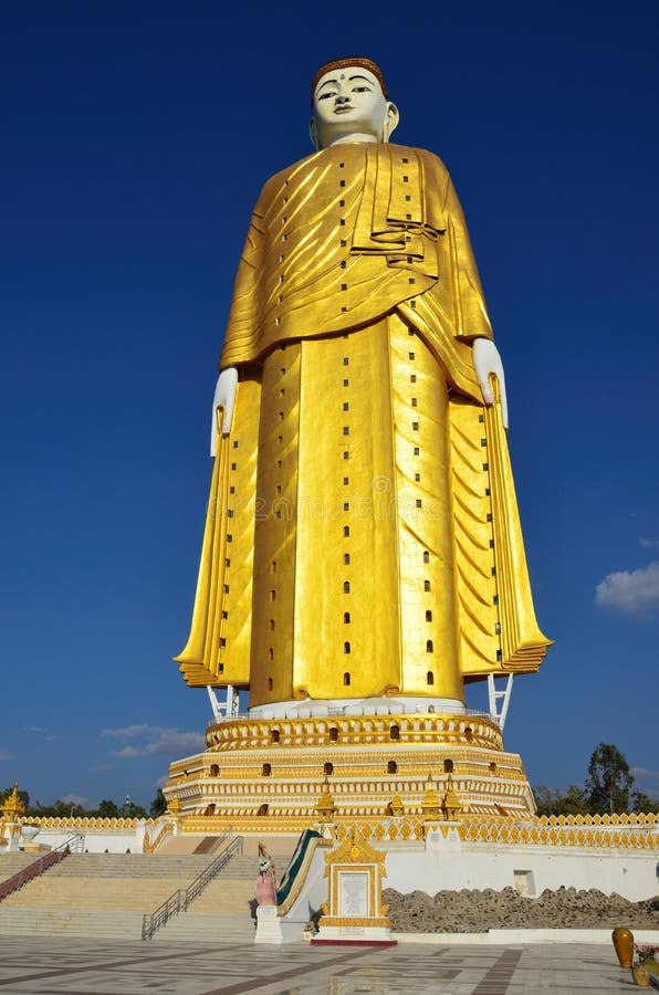 Giant standing Buddha stock image. Image of giant, standing - 37547819