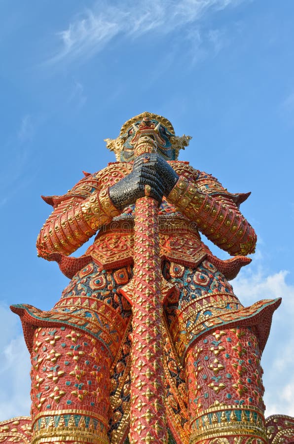 Giant statue stock image. Image of beautiful, blue, large - 26833979