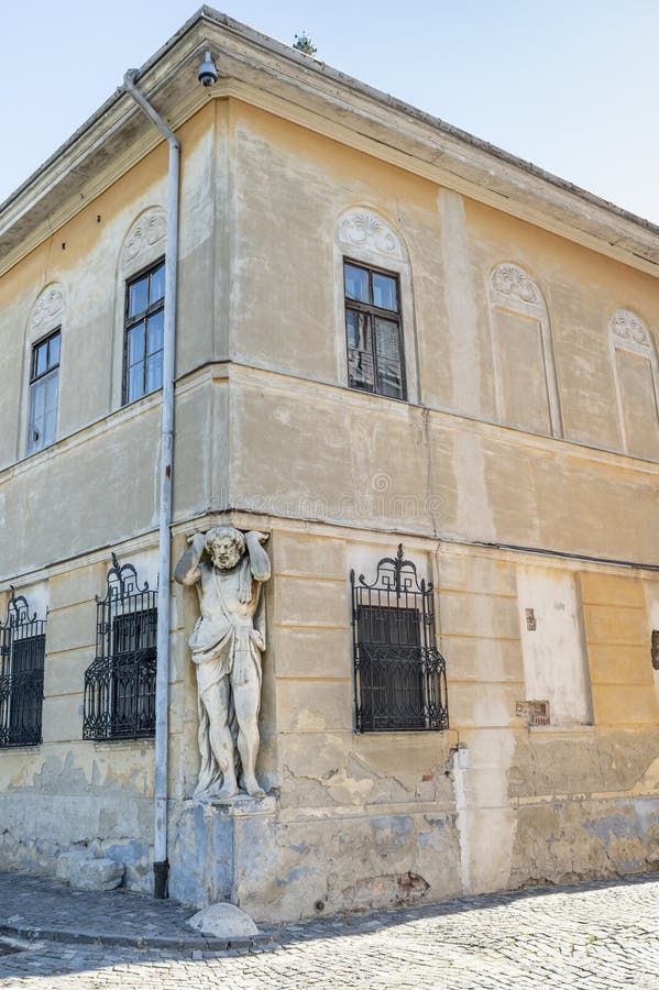 Giant Statue of Atlas or Corgon, Supporting the Floor of the Palace ...