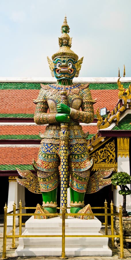 Giant statue in Thai style stock image. Image of buddhist - 35496063