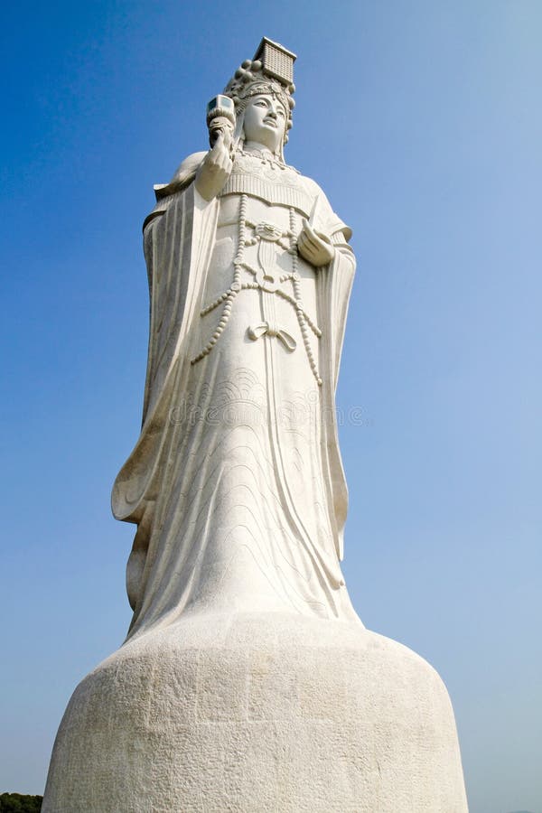 Giant statues stock image. Image of mazu, blue, power - 26550173