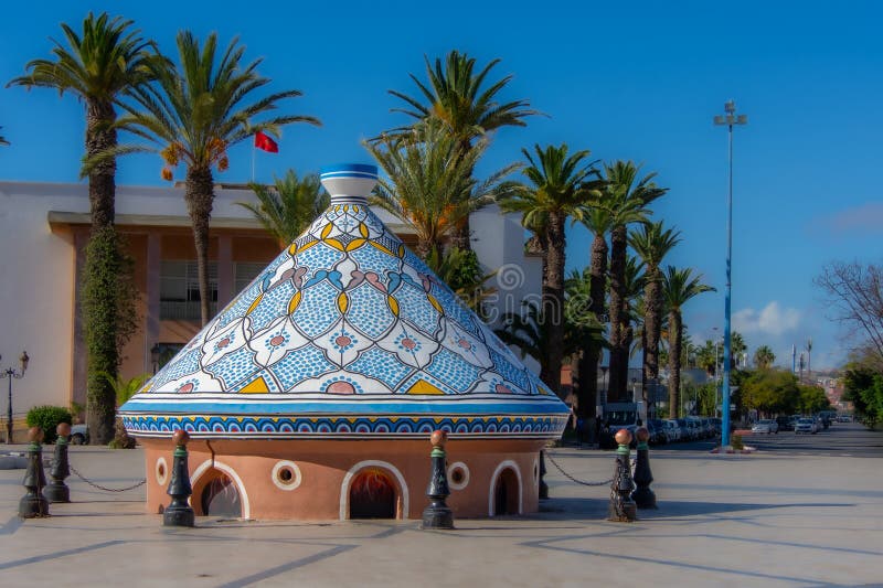 Giant Tagine from the Town of Safi Editorial Stock Image - Image of ...