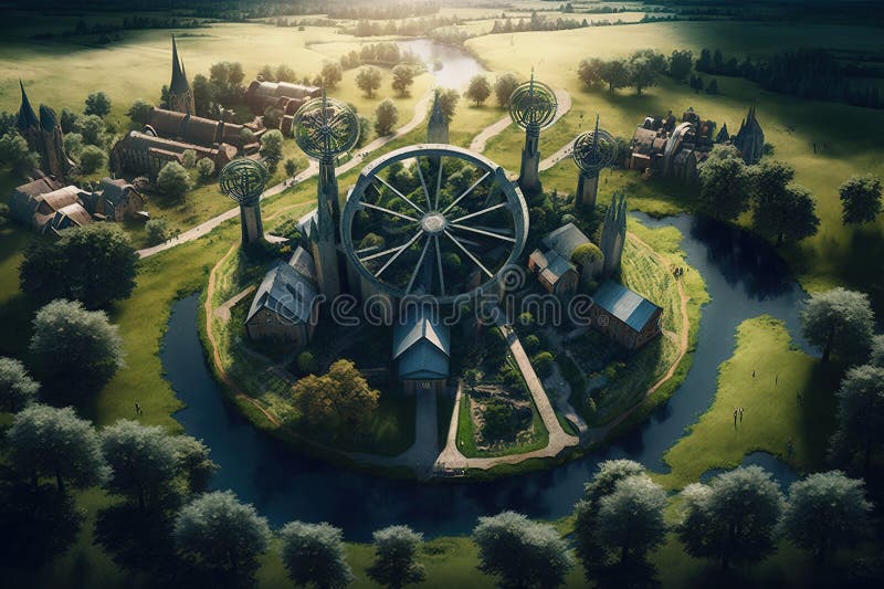 A Giant Tech Structure that Defies Gravity and Weaves Itself Across the ...